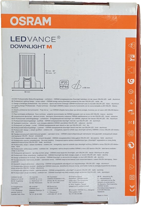 Osram Ledvance Downlight M | bol