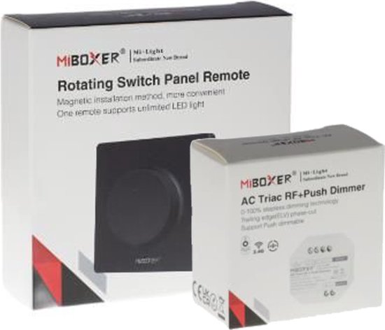 Mi Boxer® Draadloze Led Dimmer paneel afstandsbediening Opbouw + AC ...