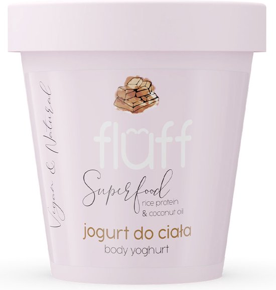 FLUFF Body Yoghurt - Milk Chocolate 180ml. | bol