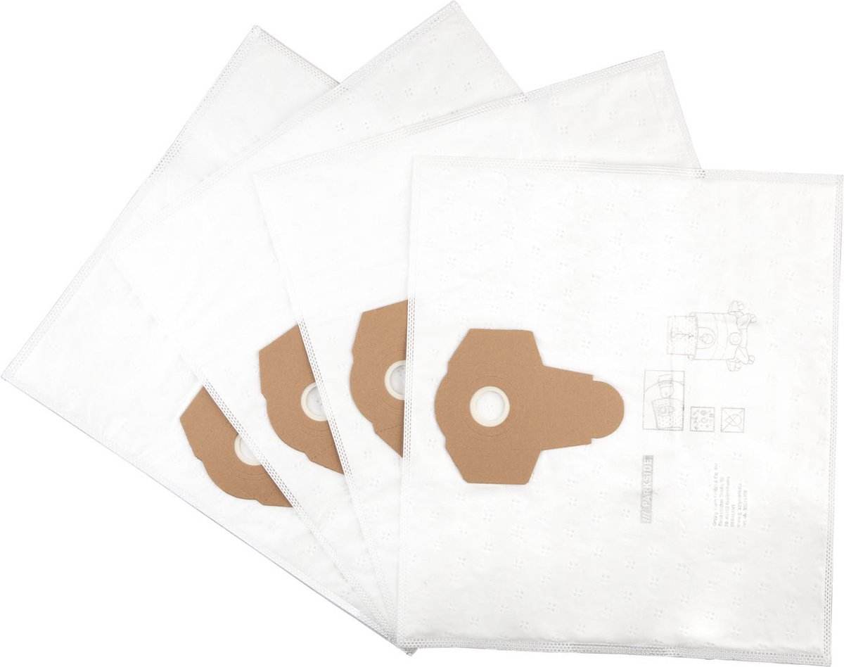 Parkside Filterzakken voor nat- en droogzuiger - Geschikt voor droog ...