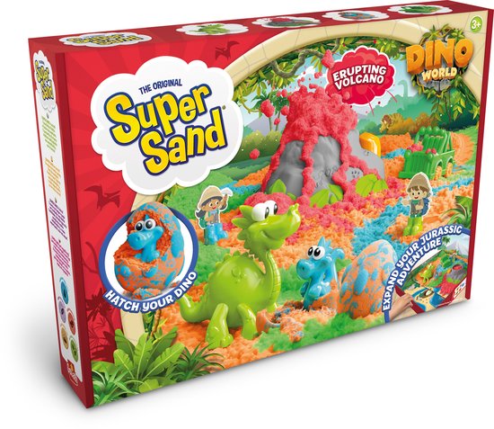 Super Sand Dinosaur World Pack - Speelzand | bol.com