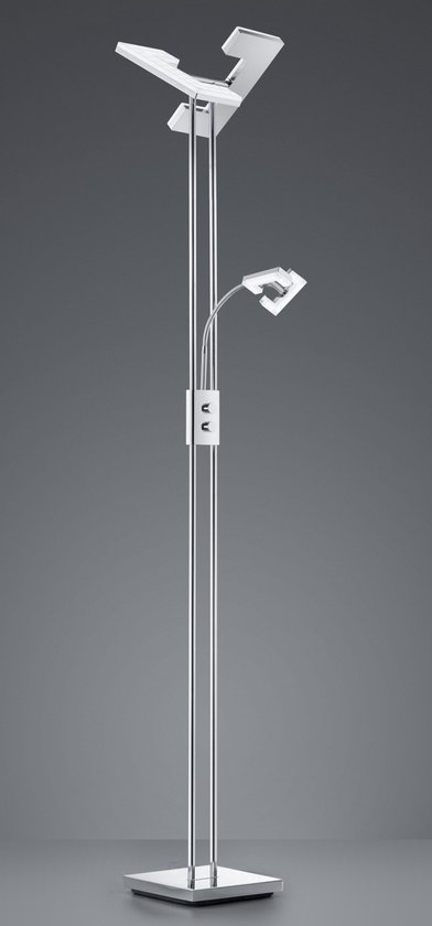 Reality Avignon - Vloerlamp Modern - Chroom - H:180cm - Universeel ...