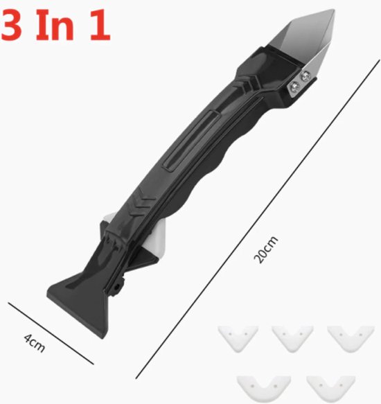 ALG-Shop - Kitverwijderaar - Multifunctioneel - Stainless steel - kit ...