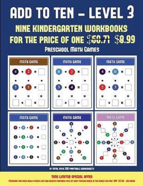 Preschool Math Games- Preschool Math Games (Add to Ten - Level 3 ...