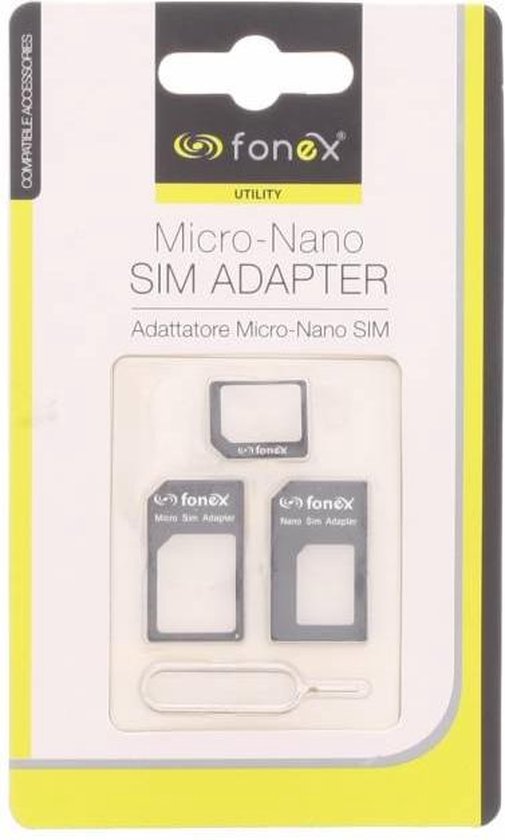 Fonex Micro-Nano SIM Adapter | bol.com