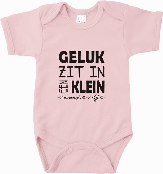 Baby Rompertje met tekst zwangerschap aankondiging - Geluk zit in een ...