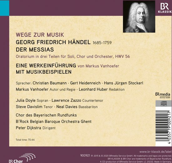 Steve Davislim, Chor Des Bayerischen Rundfunks, Peter Dijkstra - George ...