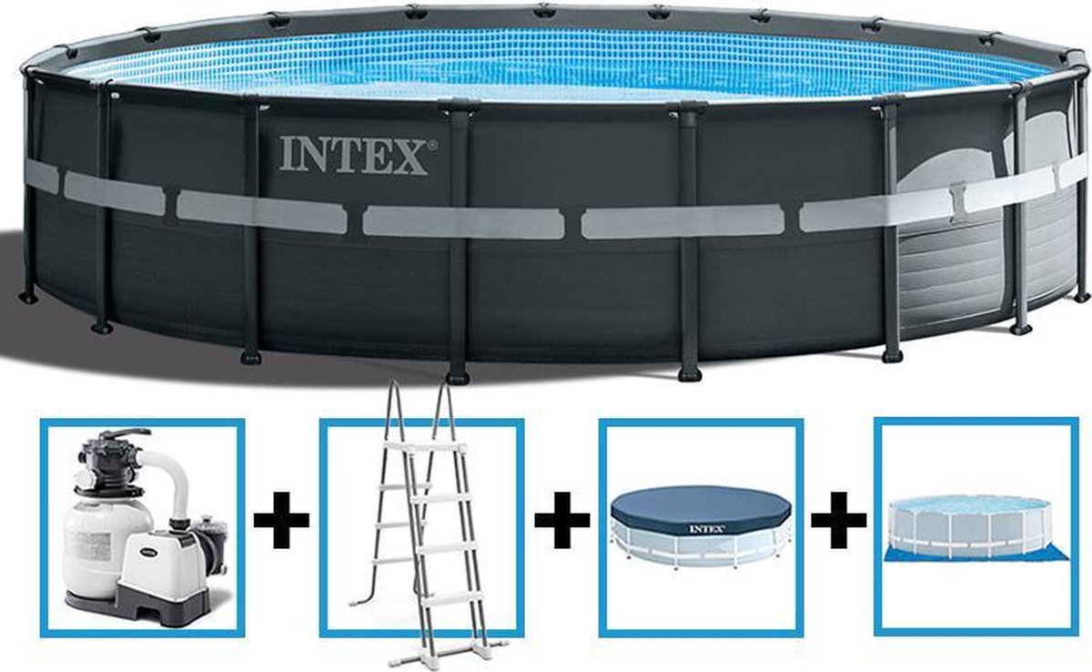Intex Ultra XTR Frame Pool met zandfilter 549x132 cm | bol
