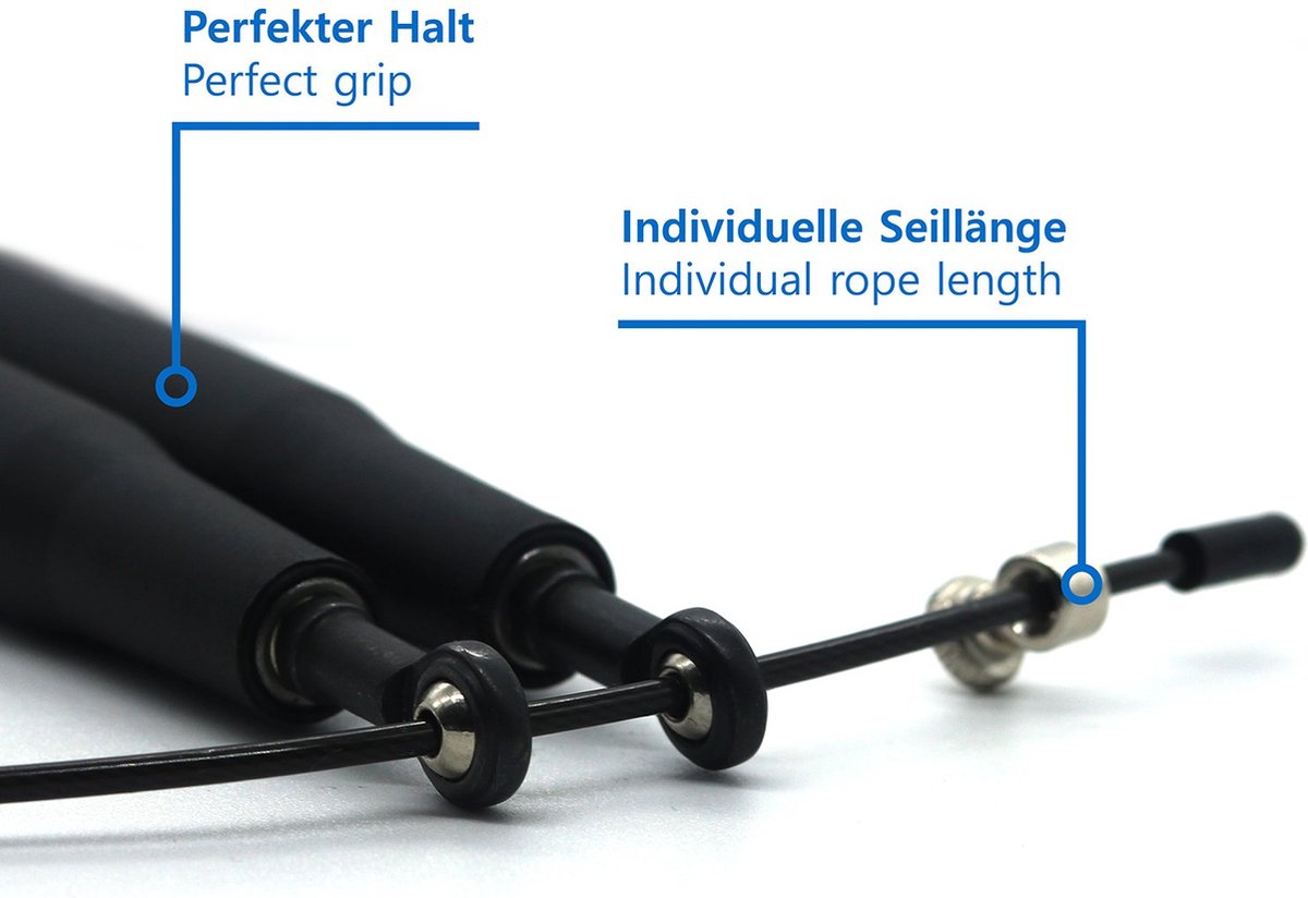 EVEREST FITNESS Springtouw met 360 graden kogelgewricht en gratis ...