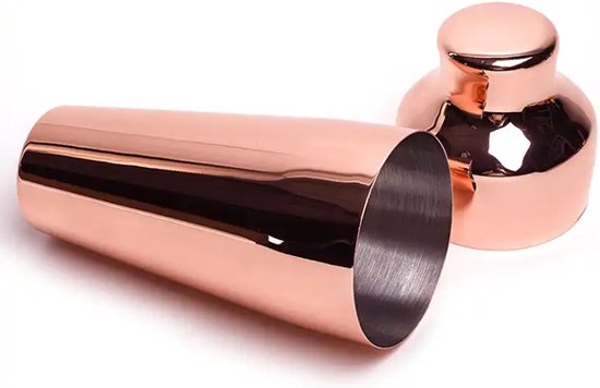 Parisian cocktail shaker Rosé gold 700ml | bol