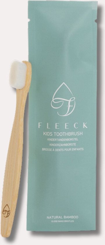 Kindertandenborstel - Fleeck - 10.000 Nano Borstelharen - Kindergebit ...