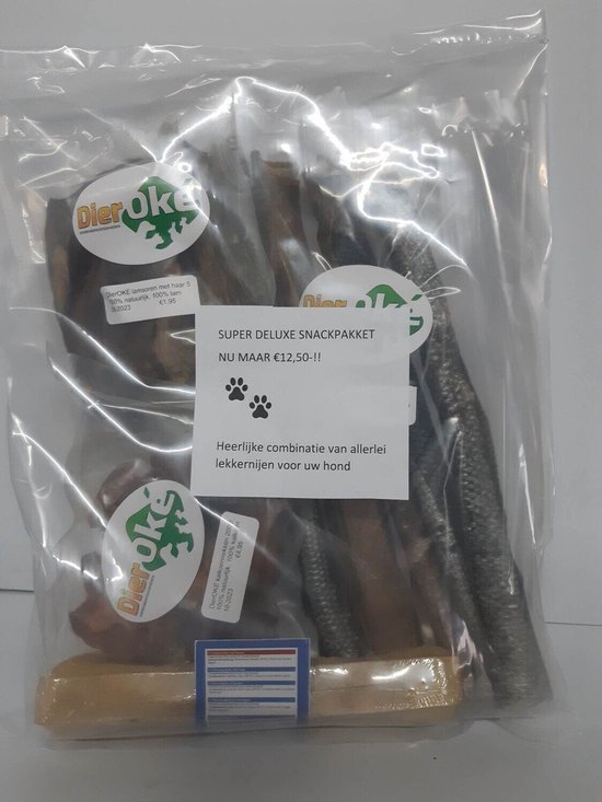 DierOKÉ - honden snackpakket 3 - 100% natuurlijke hondensnacks ...