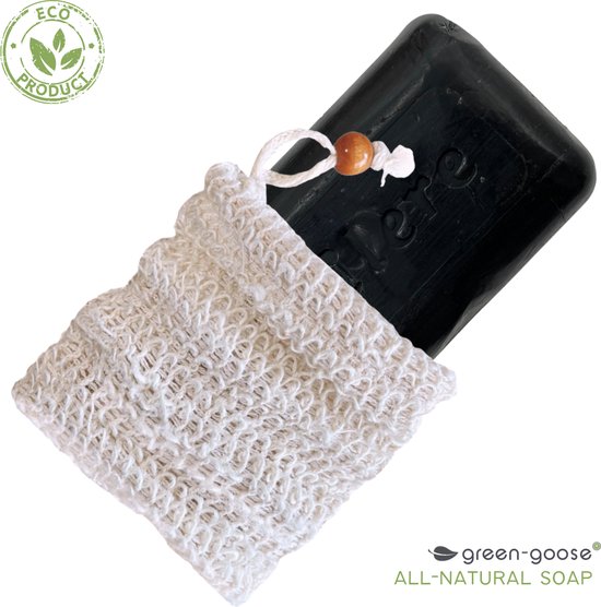 green-goose Natuurlijke Zeep | Met Zeepzak | Houtskool | Made in Europe ...