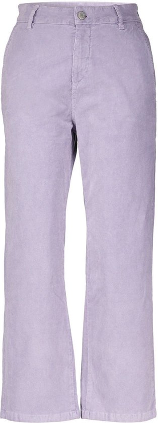 Opus - Broek Rib Mokoti Lila - Vrouwen - Maat 42 | bol