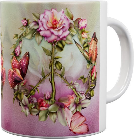 Rozen Peace Rose - Mok 440 ml | bol