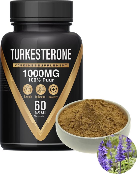 Botanic power Turkesterone - 1000MG - 60 capsules - 100% Puur - Geen ...
