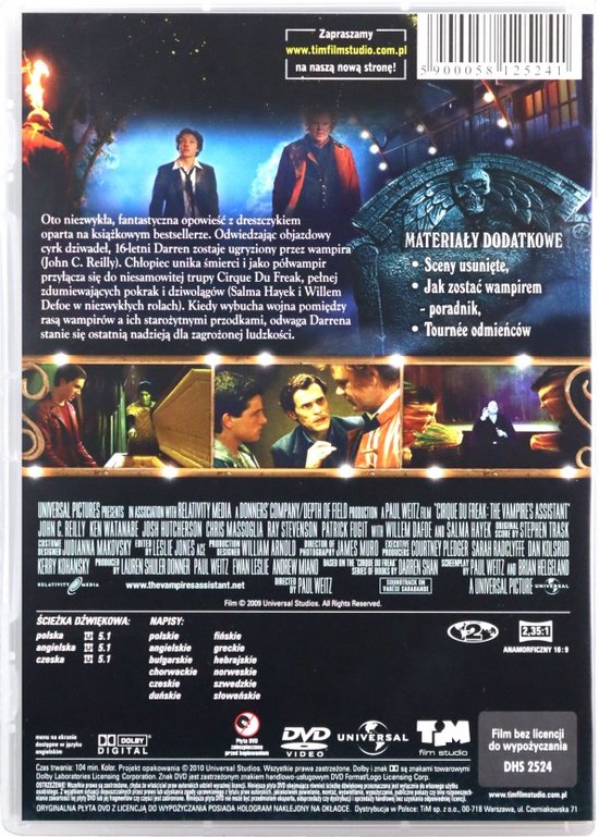 Cirque du Freak: The Vampire's Assistant [DVD] (Dvd), Josh Hutcherson ...