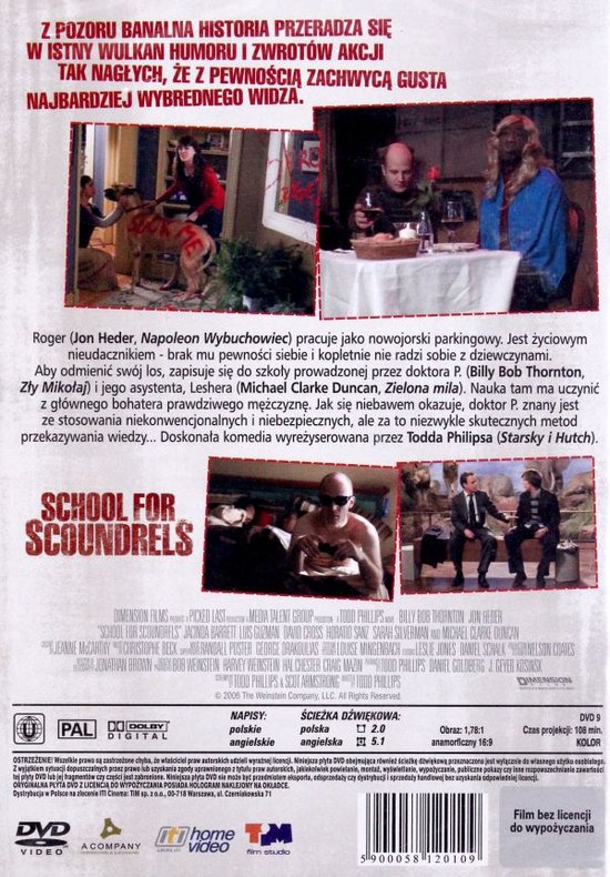 School for Scoundrels [DVD] (Dvd), Jon Heder | Dvd's | bol