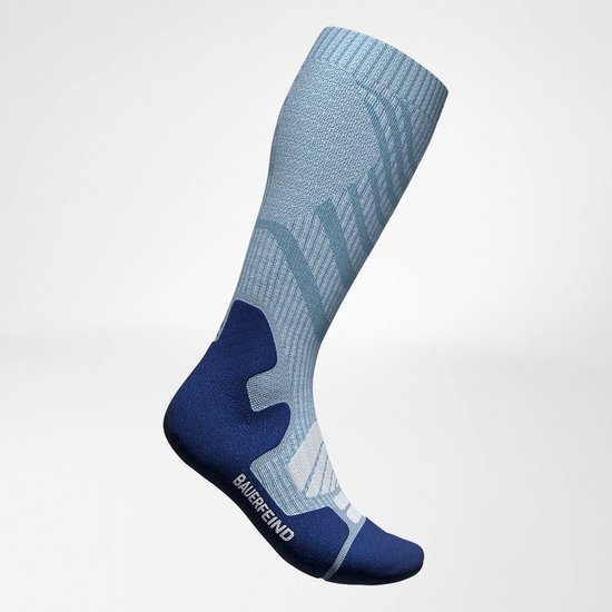 Bauerfeind Outdoor Merino Compression Socks, Men, Ocean Blauw, 38-41, S ...