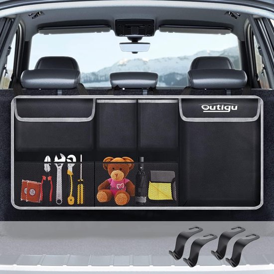 Auto-organizer, opbergtas, kofferbak-organizer met magische sticker ...
