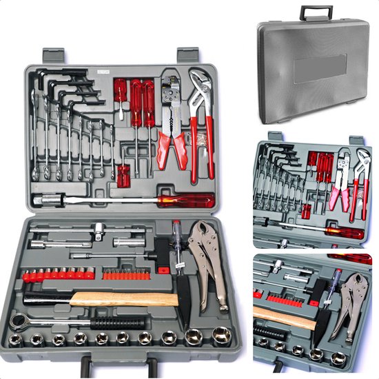 100-delige Gereedschapsset in Koffer - Gereedschapskist ...