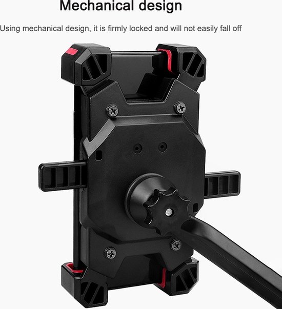 Mobigear Stuur Telefoonhouder Fiets / Telefoonhouder Motor - Blauw ...