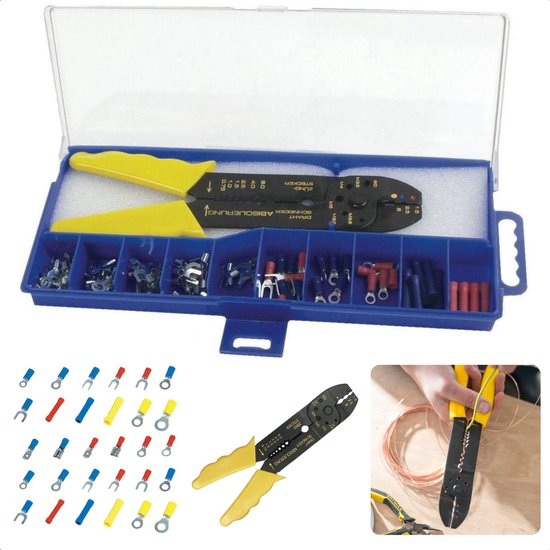 Cheqo® Kabelschoentang + Kabelschoenen Set - Kabelschoen - 0,75-6,0mm ...