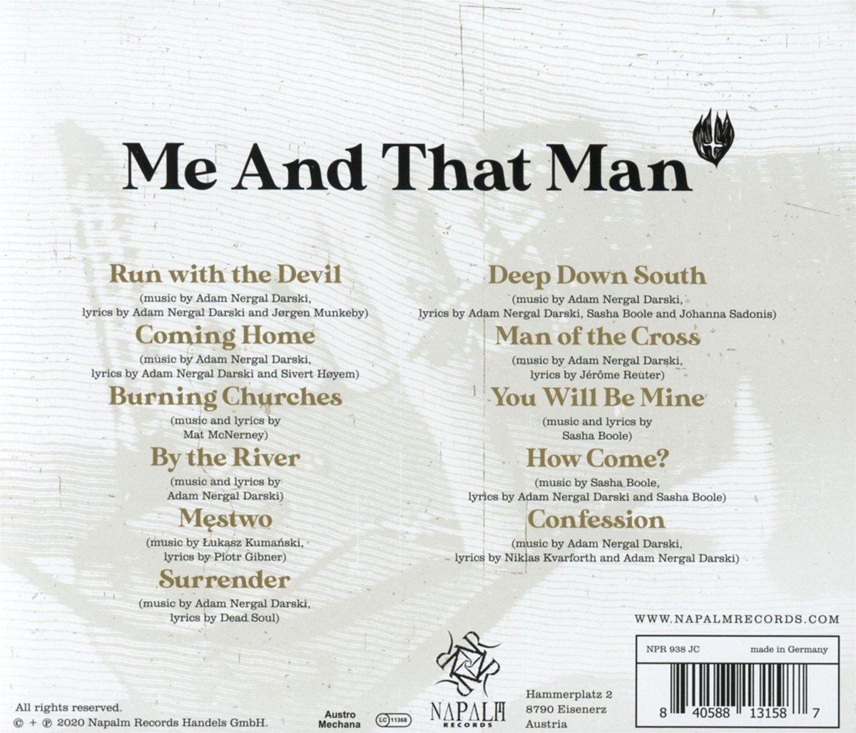 Me And That Man - New Man New Songs Same Shit Vol.1 (CD), Me And That ...