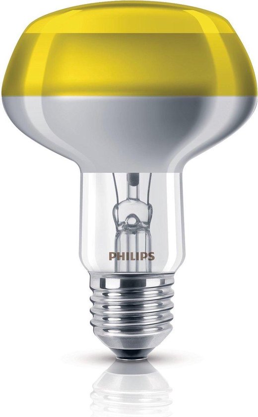 Philips Yellow Spot R63 Gloeilamp E27 - 40W - Warm Wit Licht - Dimbaar ...