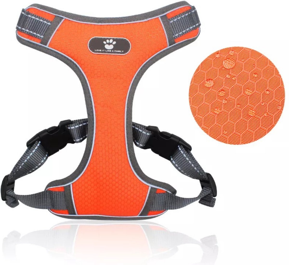 Knoedel Hondentuig - Hondenharnas - Anti Trek Tuig Hond - M - Reflecterend -... | bol.com