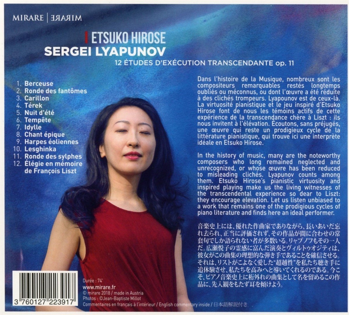 Etsuko Hirose - 12 Études Dexecution Transcendante (CD), Etsuko Hirose | CD (album) |... | bol.com