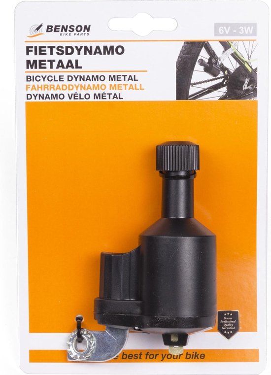 Benson Fiets Dynamo 6V 3W Linker Uitvoering | bol