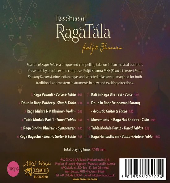 Kuljit Bhamra - Essence Of Raga Tala (CD), Kuljit Bhamra | CD (album ...
