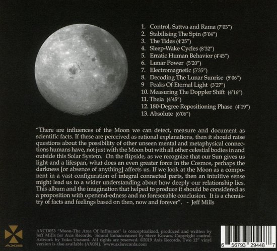 Jeff Mills - Moon (The Area Of Influence) (CD), Jeff Mills | Muziek | bol