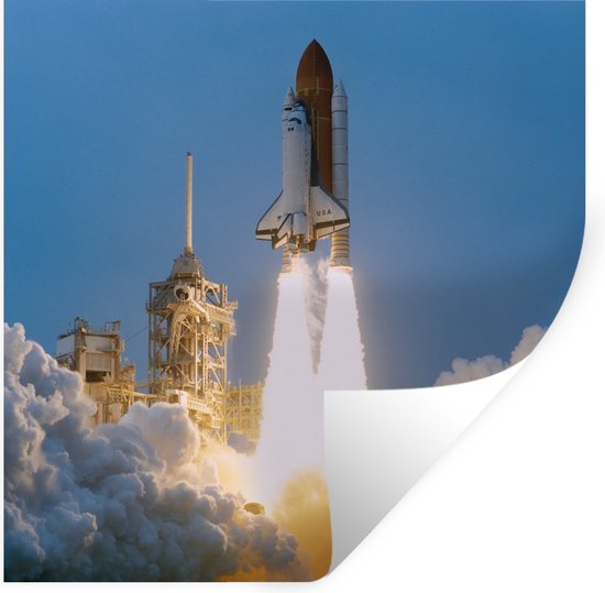 Muurstickers - Sticker Folie - Een lancering van de Space Shuttle ...
