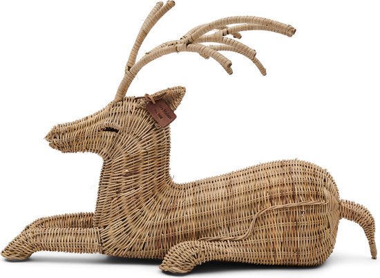 Riviera Maison Rustic Rattan Deer - Rattan Pitriet - Naturel - 63.0x24 ...