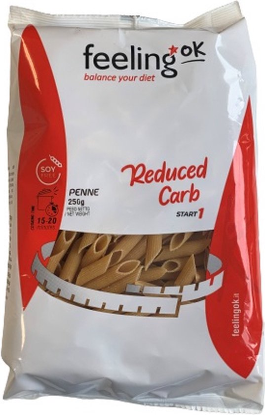 Feeling OK | Penne Start | 250g | 1 x 250 gram | Eiwitrijke voeding ...