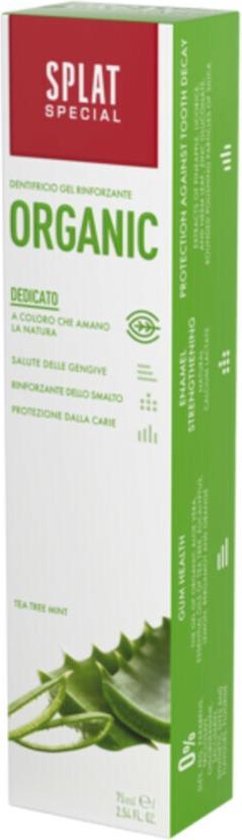 Splat Tandpasta Special Organic - 75ml | bol.com