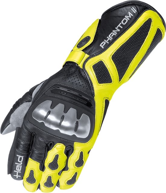 Held Phantom II Zwart Fluo Geel - Maat 9 | bol.com