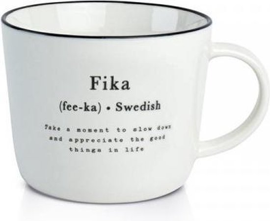 Dutch Rose mok Fika doos a 4 stuks 32cl | bol.com