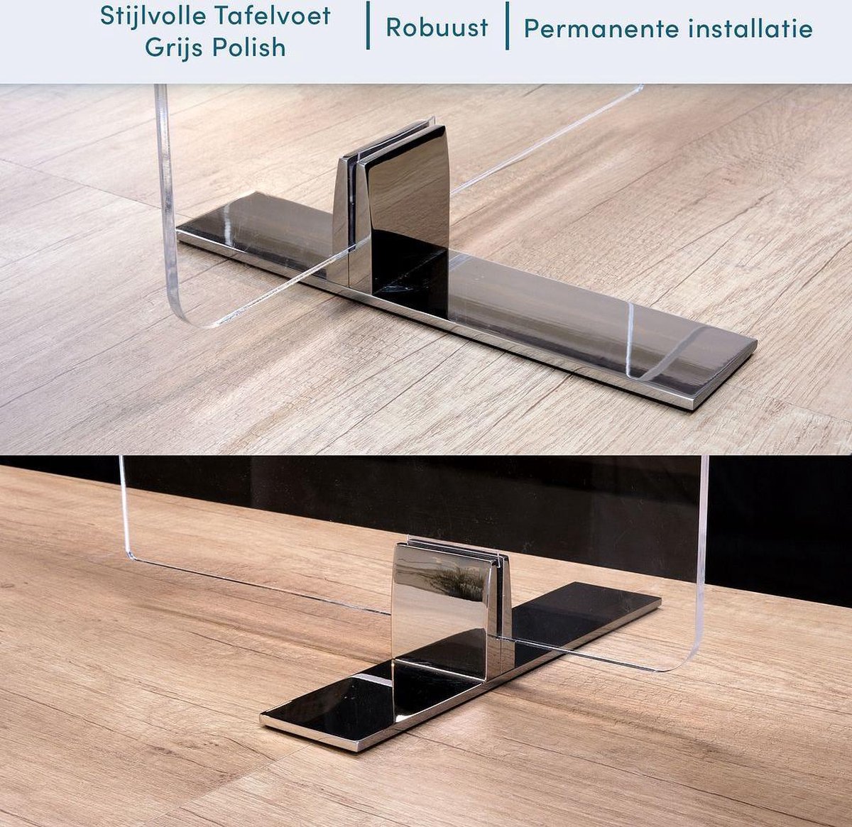 Paravent de bureau Design 1200 x 750 x 4 - Base de table MILO en acier ...