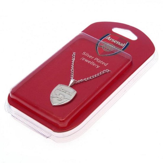 Arsenal Silver Plated Pendant and Chain | bol.com