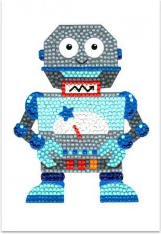 Craft Artist Diamond Art Card Kits - Robot | bol