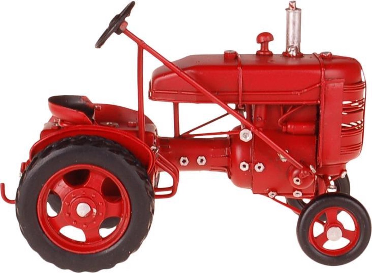 Metalen rode tractor | bol.com