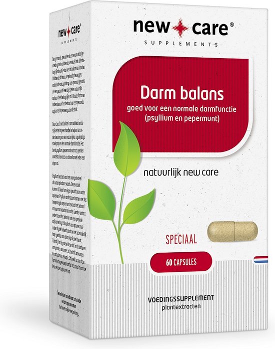 New Care Darm balans stoelgang vegan - 60 capsules | bol.com
