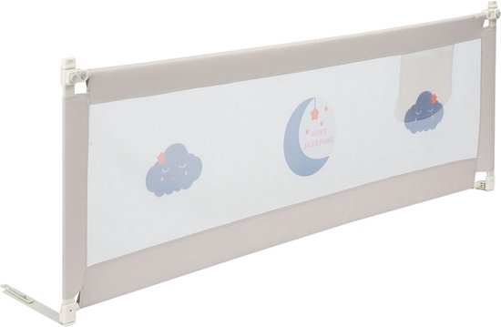 Baby Vivo- bedhek- bedrek- in hoogte verstelbare- bedrail 180 x 65 cm ...