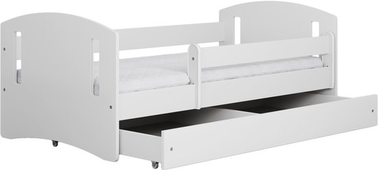 Kocot Kids - Bed classic 2 wit met lade zonder matras 160/80 ...
