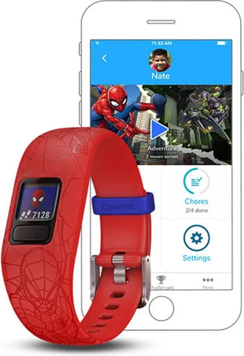 Garmin Vívofit Junior 2 Activity Tracker - Marvel Spider-Man - Fitness ...