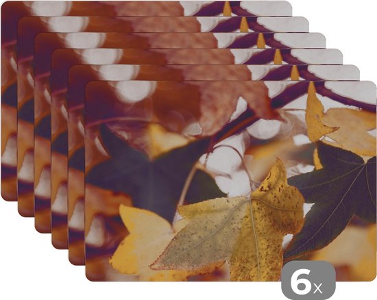 Set de Table - Napperons en Plastique - Esdoorn - Érable - Automne ...