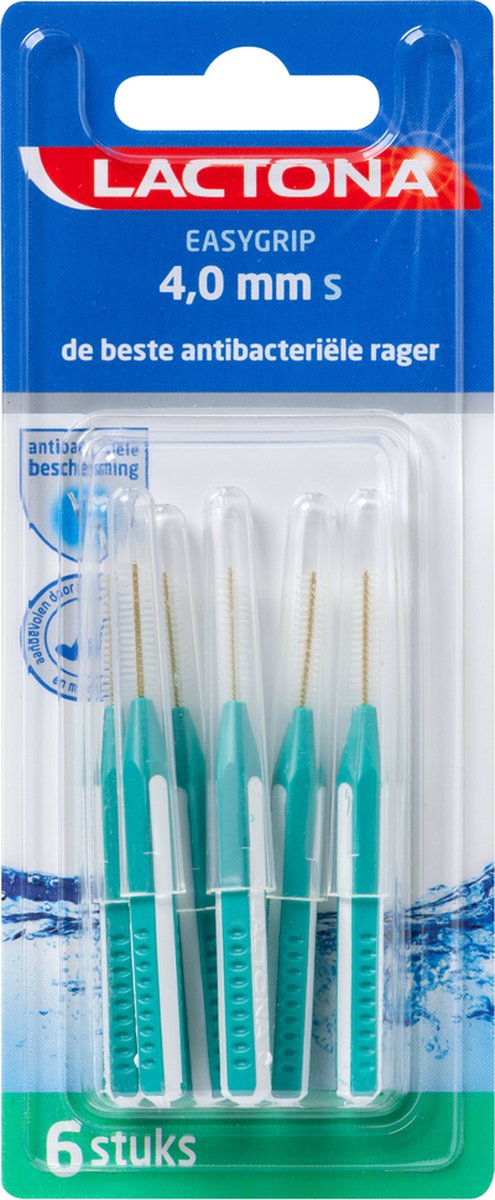 Lactona Ragers Easygrip S 4,0 mm - Tandenrager - 6 stuks | bol